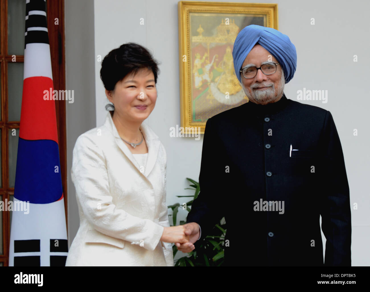 New Delhi, India. 16th Jan, 2014. Indian Prime Minister Manmohan Singh ...