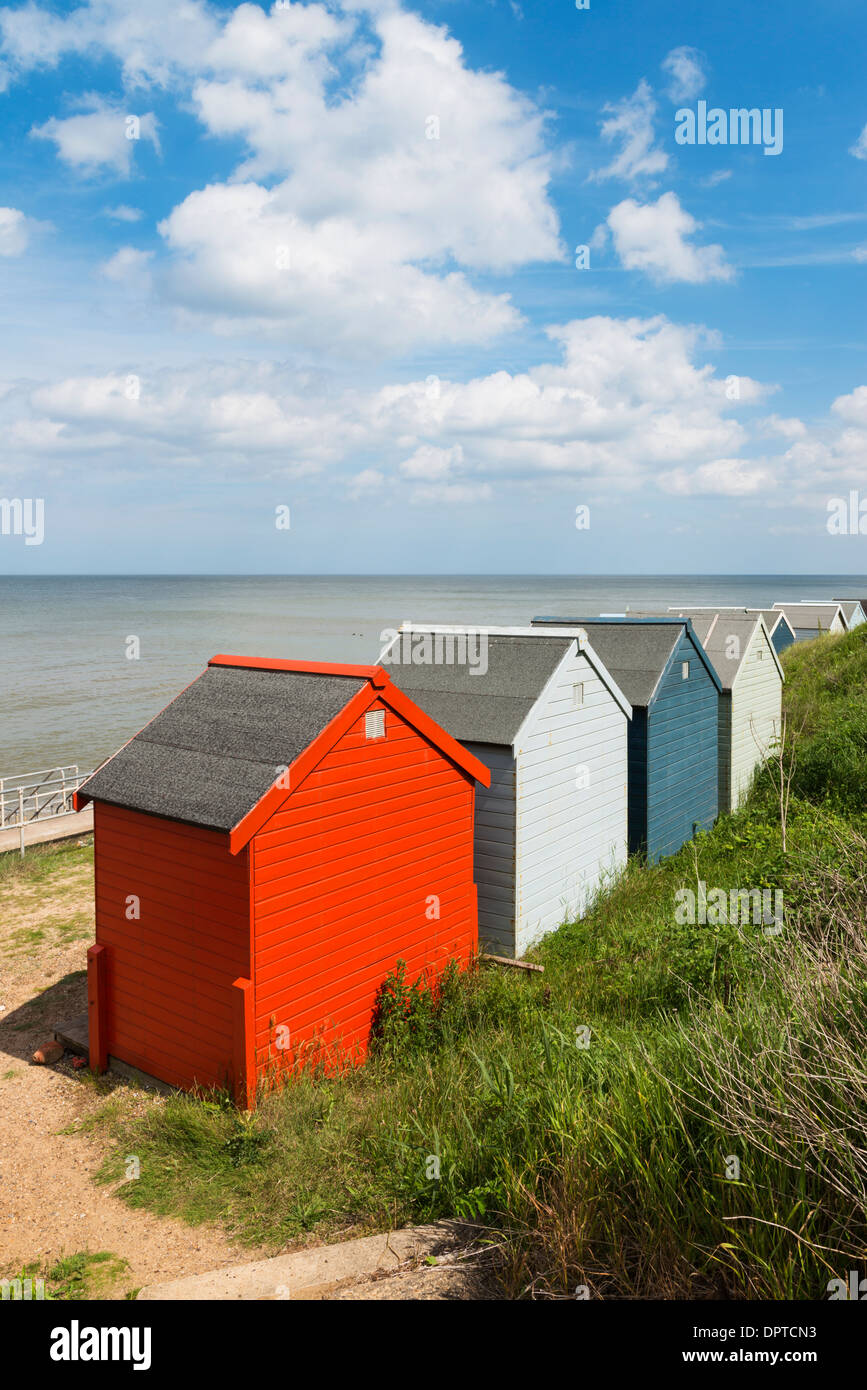 Beach huts at Overstrand, Norfolk, UK Stock Photo - Alamy