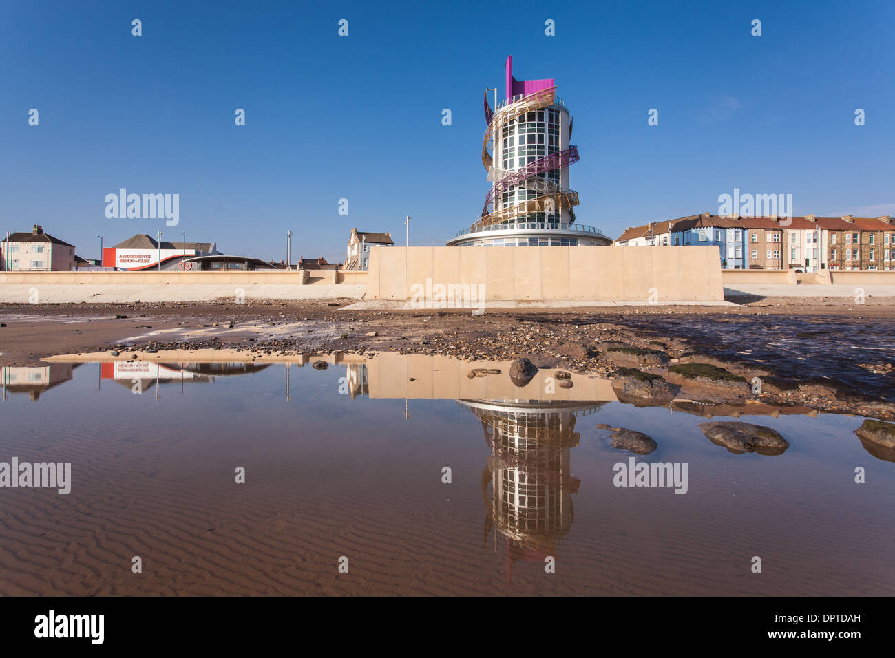 New Vertical Pier at Redcar, Cleveland,England Stock Photo - Alamy