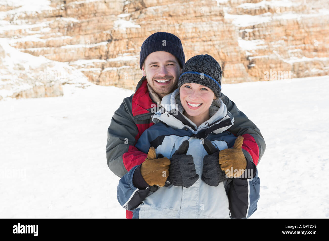 Snow thumbs up hi-res stock photography and images - Alamy