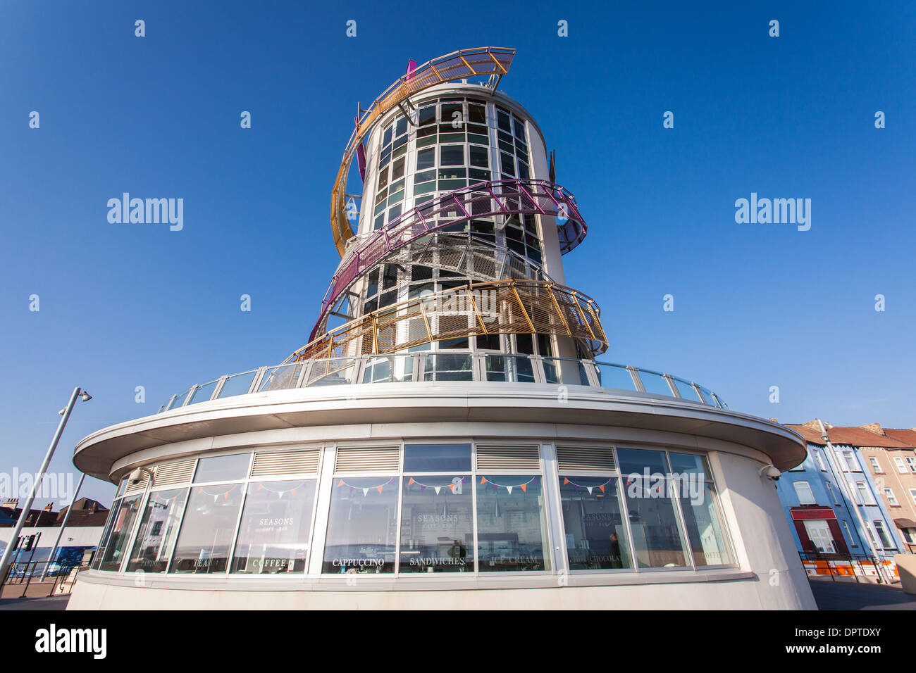 New Vertical Pier at Redcar, Cleveland,England Stock Photo - Alamy