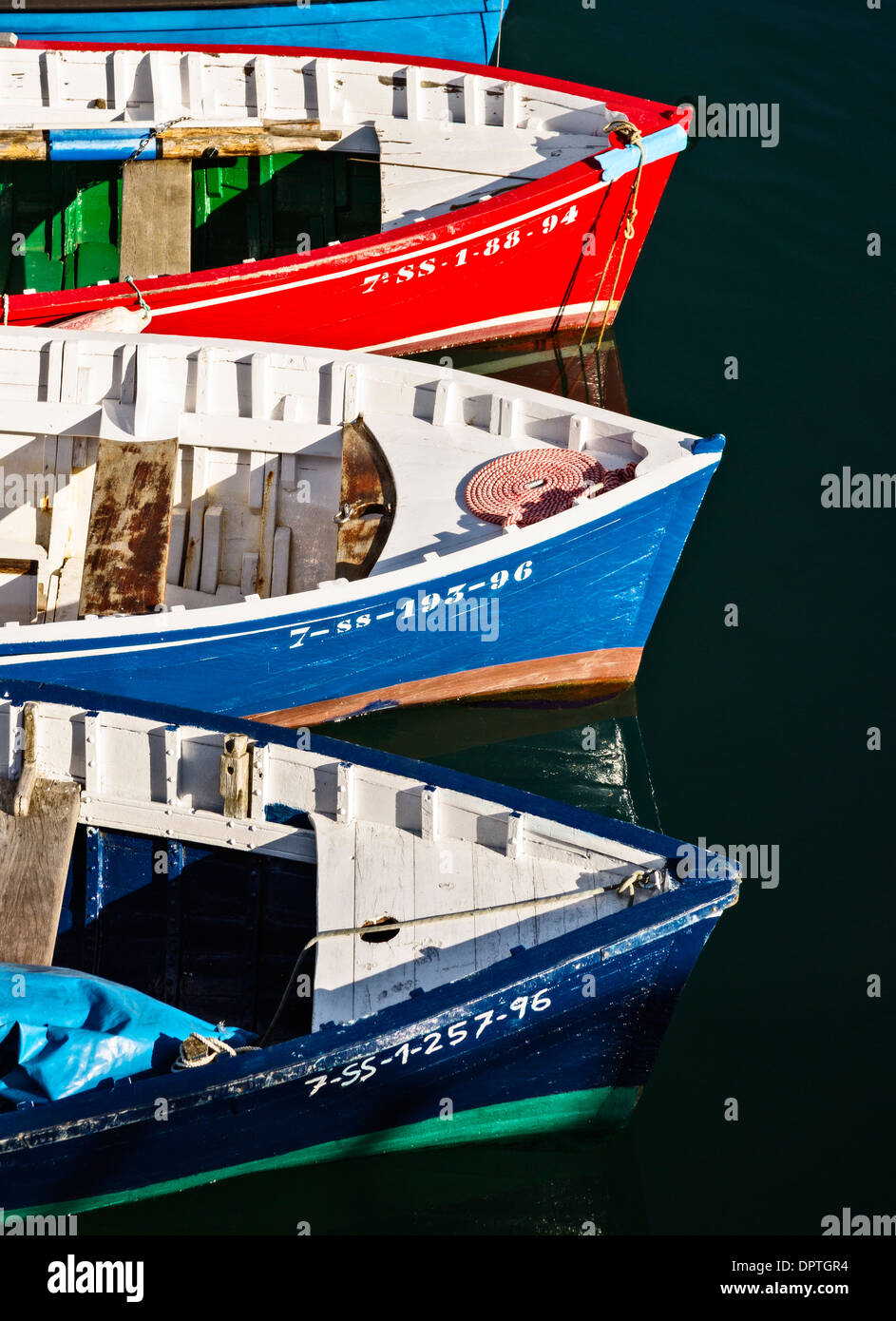 Boats in Donastia Harbor, San Sebastian, Spain Stock Photo - Alamy