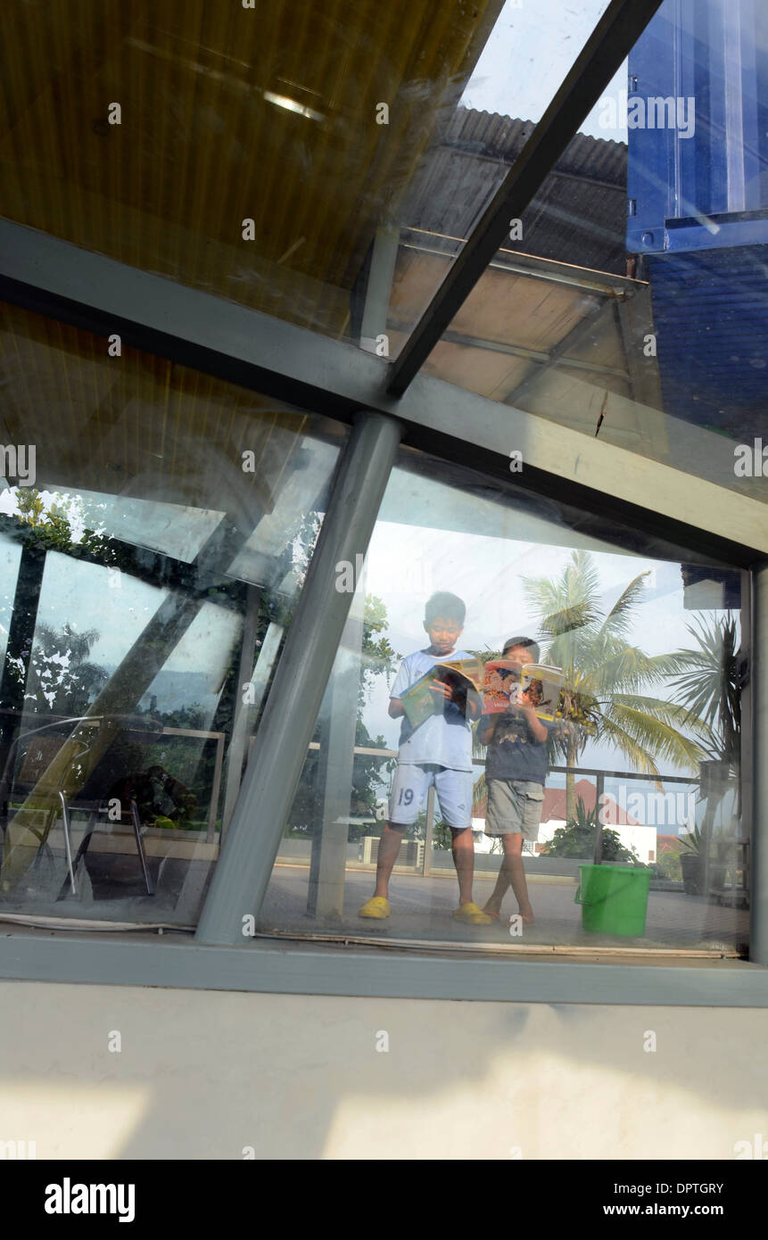 Container library in Batu, Indonesia Stock Photo - Alamy