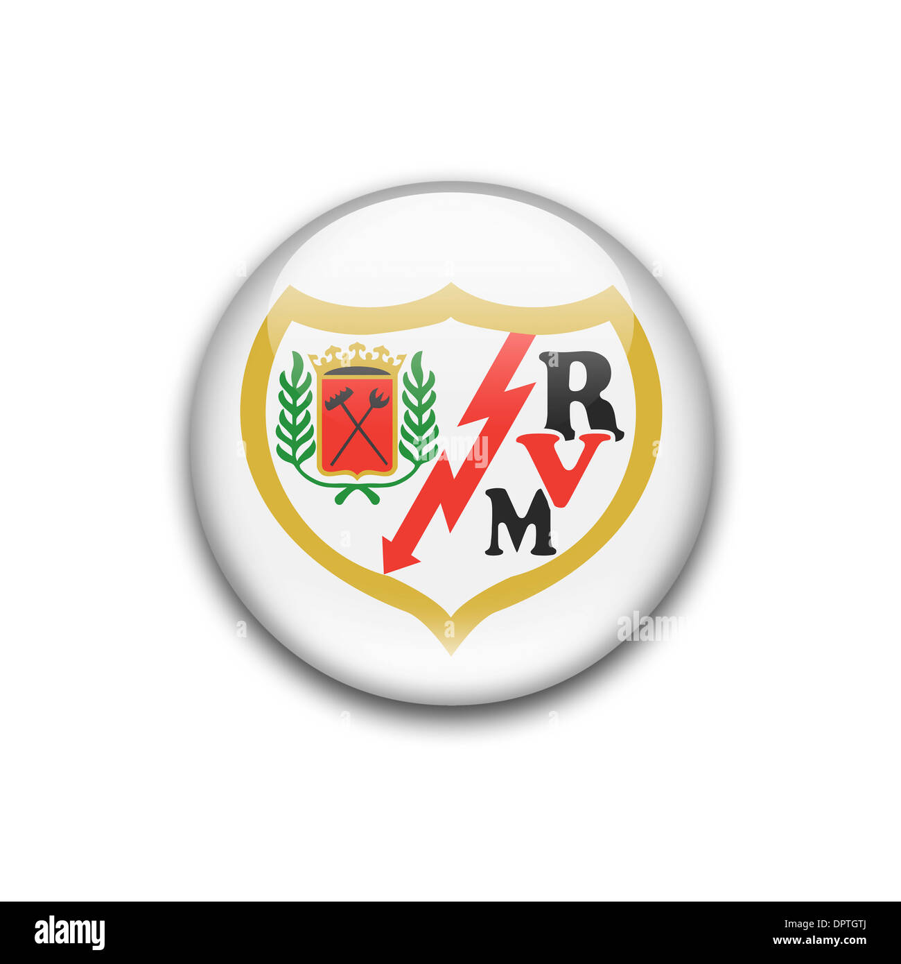 Rayo vallecano flag icon logo hi-res stock photography and images - Alamy