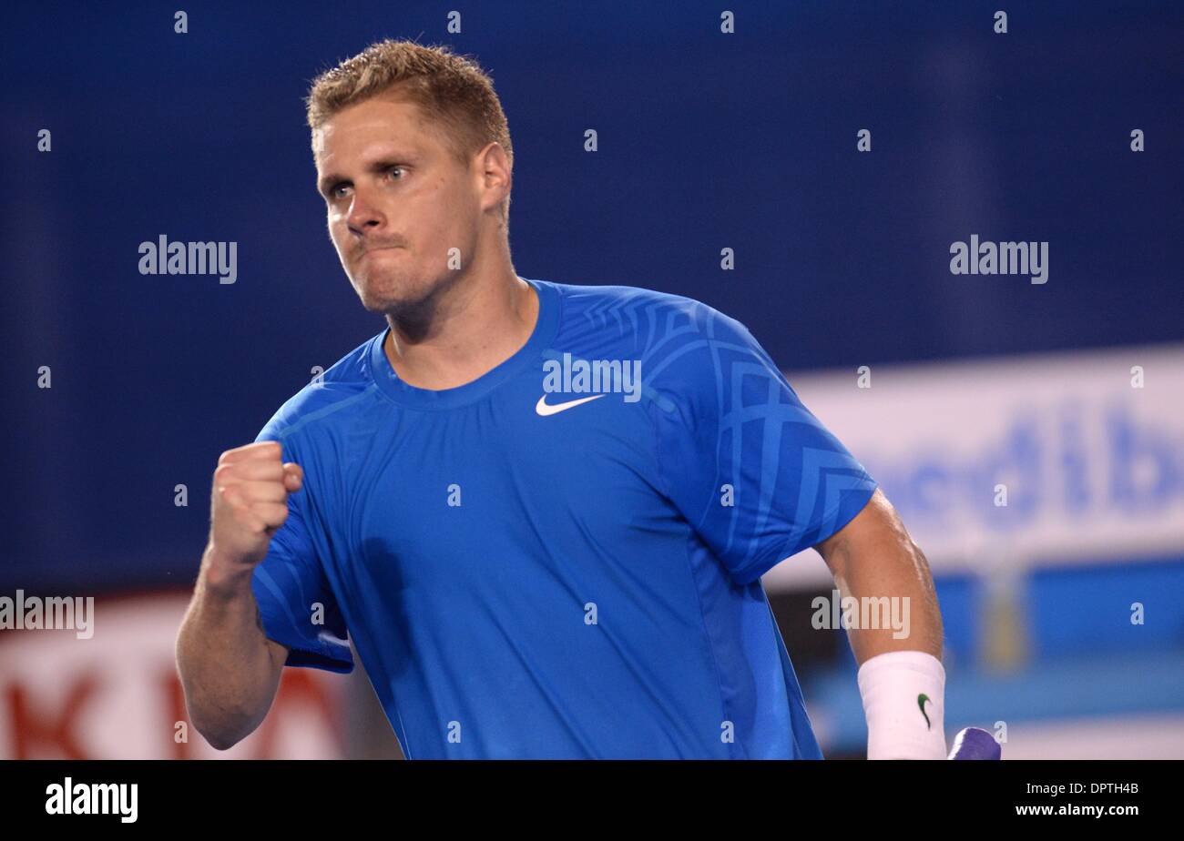 Melbourne, Australia. 16th Jan, 2014. Vincent Millot of France ...