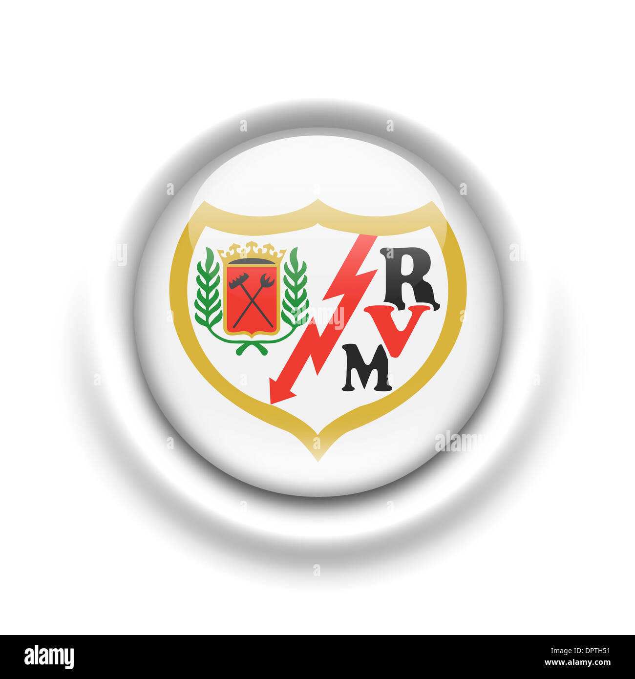 Rayo vallecano flag icon logo hi-res stock photography and images - Alamy