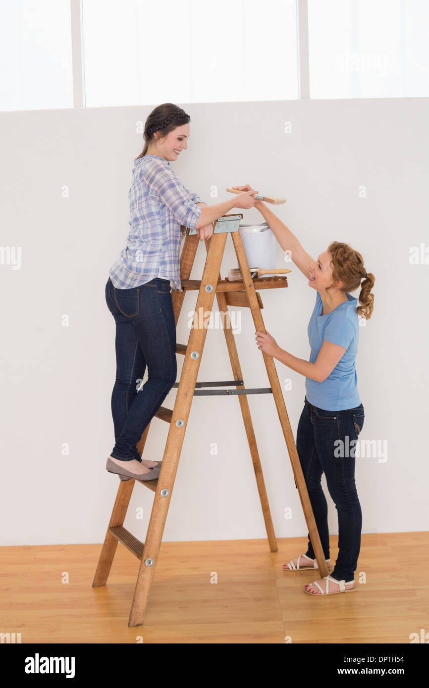 Two ladder hi-res stock photography and images - Alamy