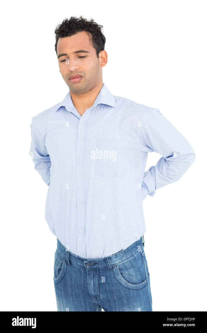 Young man from back hi-res stock photography and images - Alamy