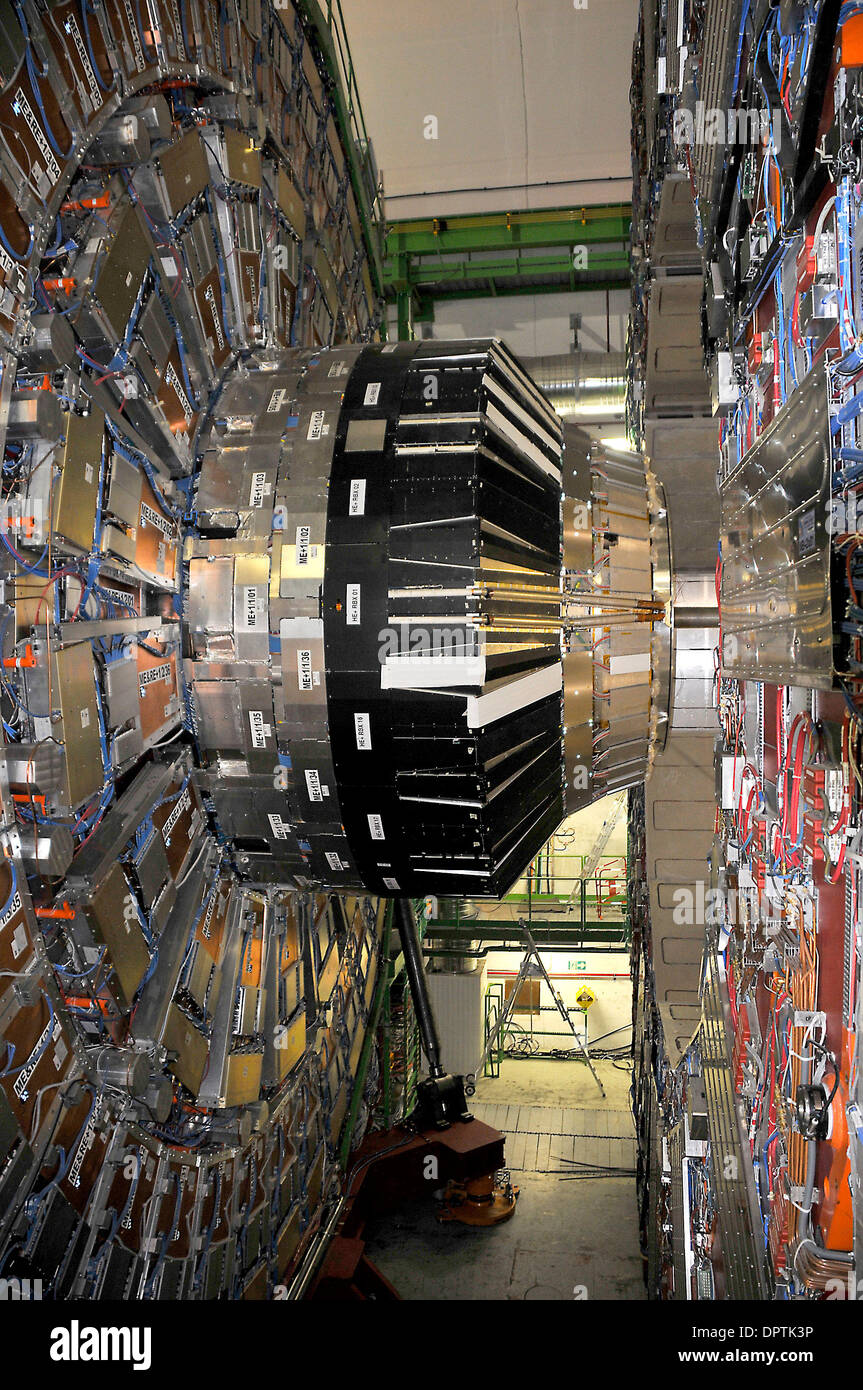 Jan 12, 2009 - Geneva, Switzerland - The CMS (Compact Muon Solenoid ...