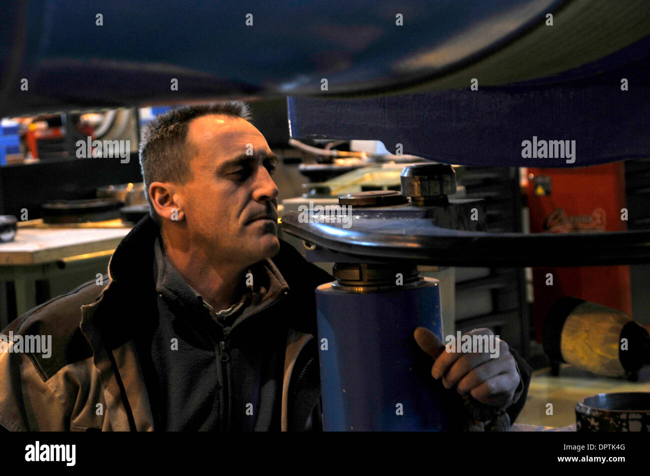 Tunnel work large hadron collider hi-res stock photography and images - Alamy