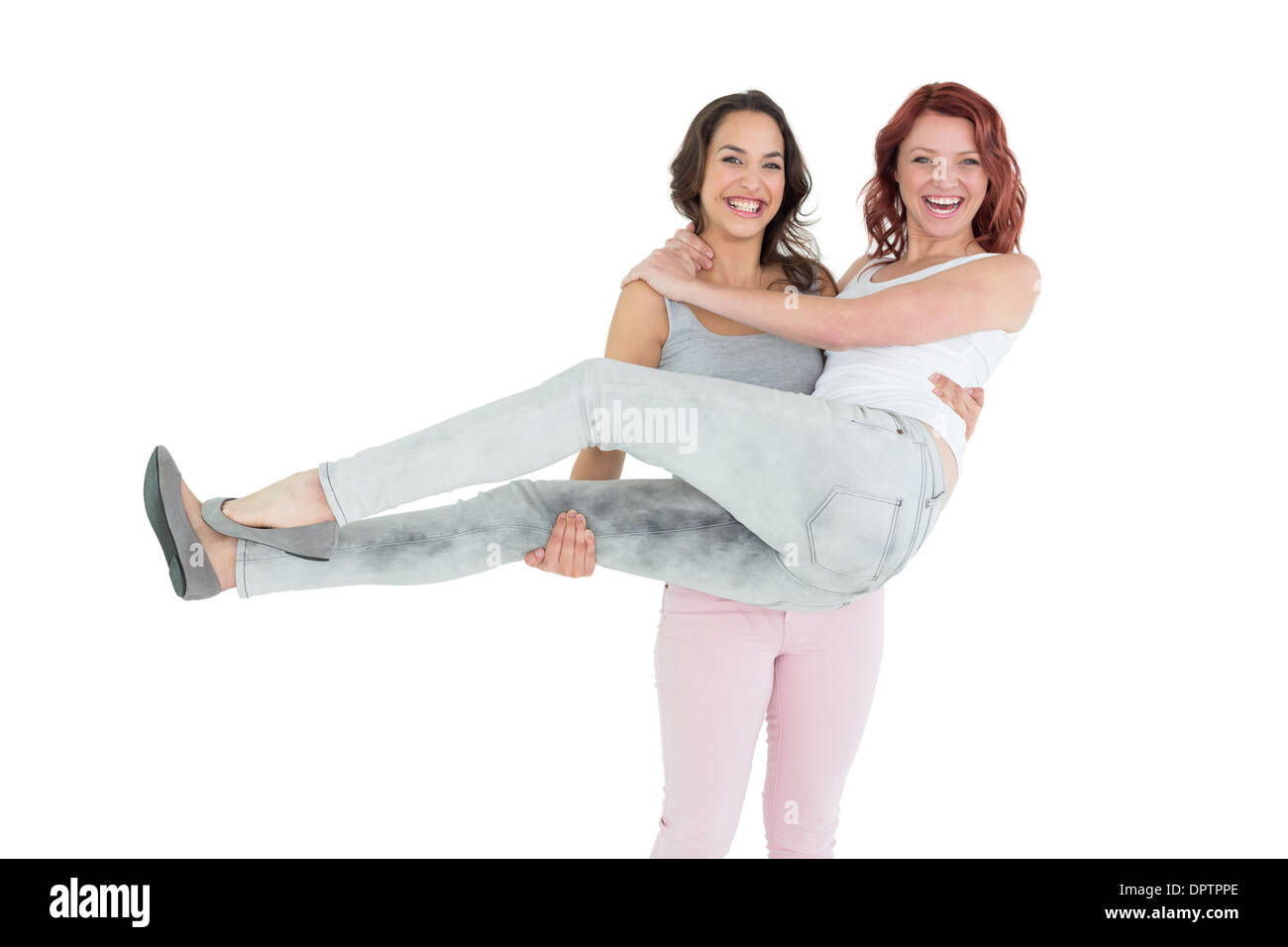 Female carrying hi-res stock photography and images - Alamy