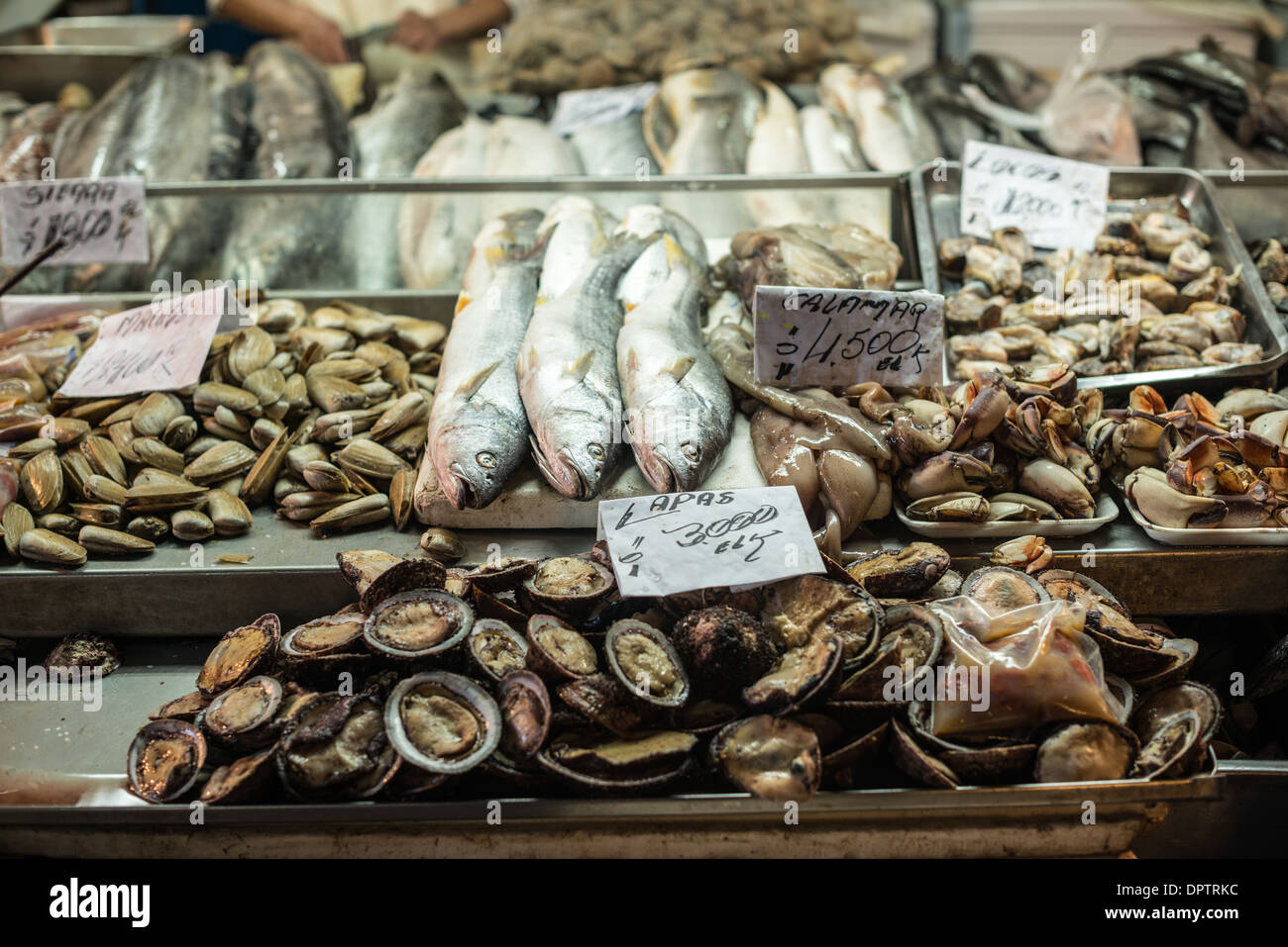 Iconic seafood markets in chile hi-res stock photography and images - Alamy