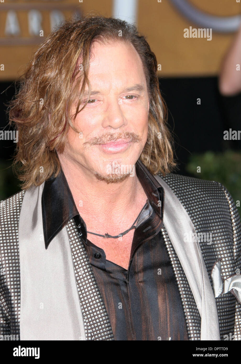 Jan 25, 2009 - Los Angeles, California, USA - Actor MICKEY ROURKE ...