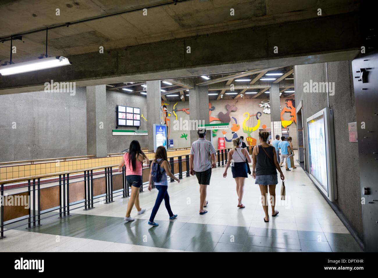 Santiago subway hi-res stock photography and images - Alamy