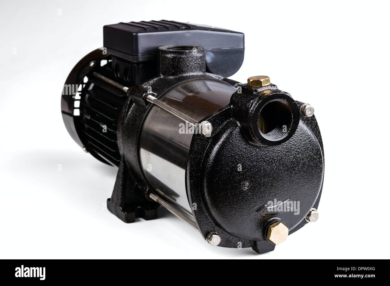 water pump isolated on white background Stock Photo - Alamy