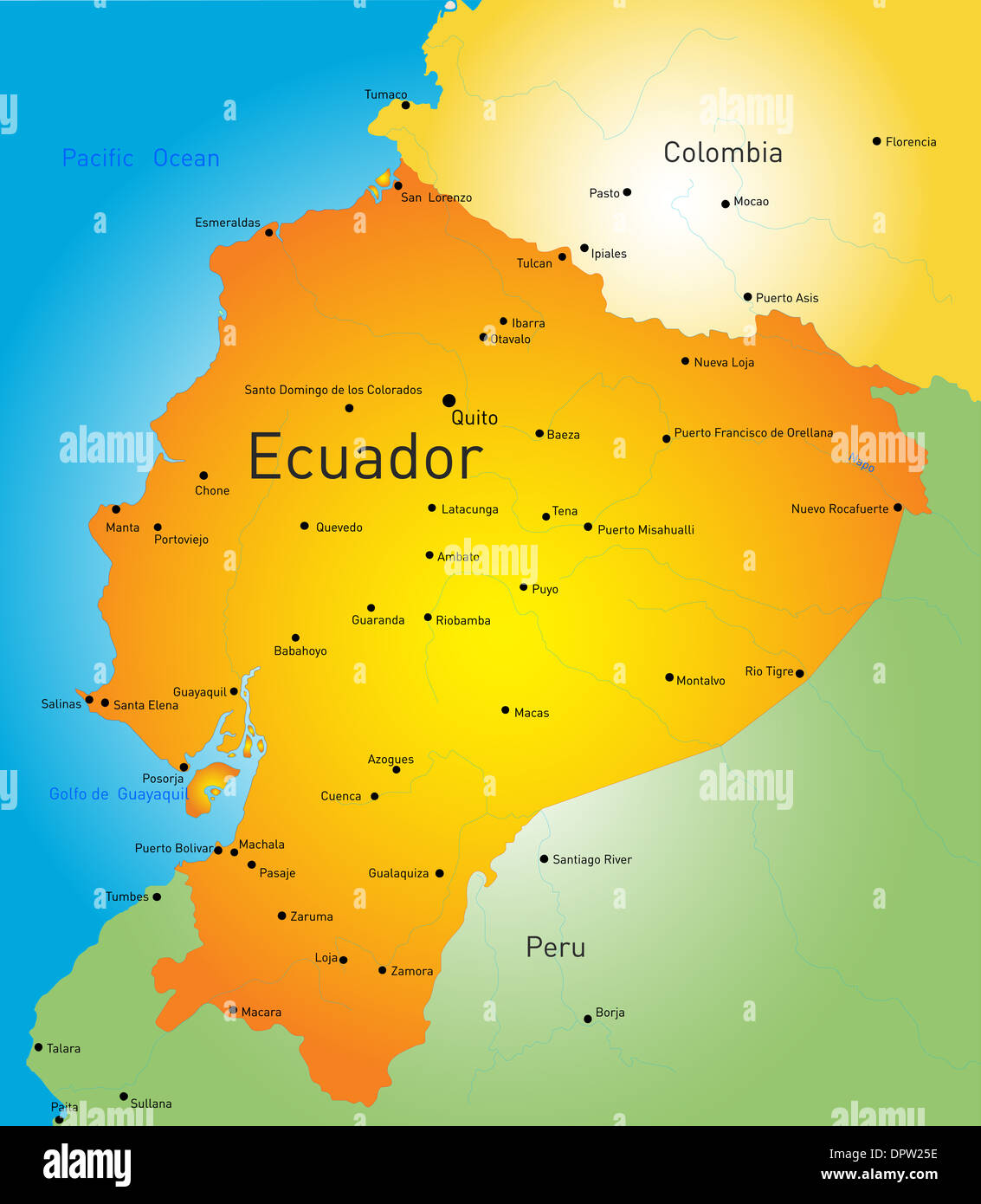 Flag vector nation ecuador quito hi-res stock photography and images ...