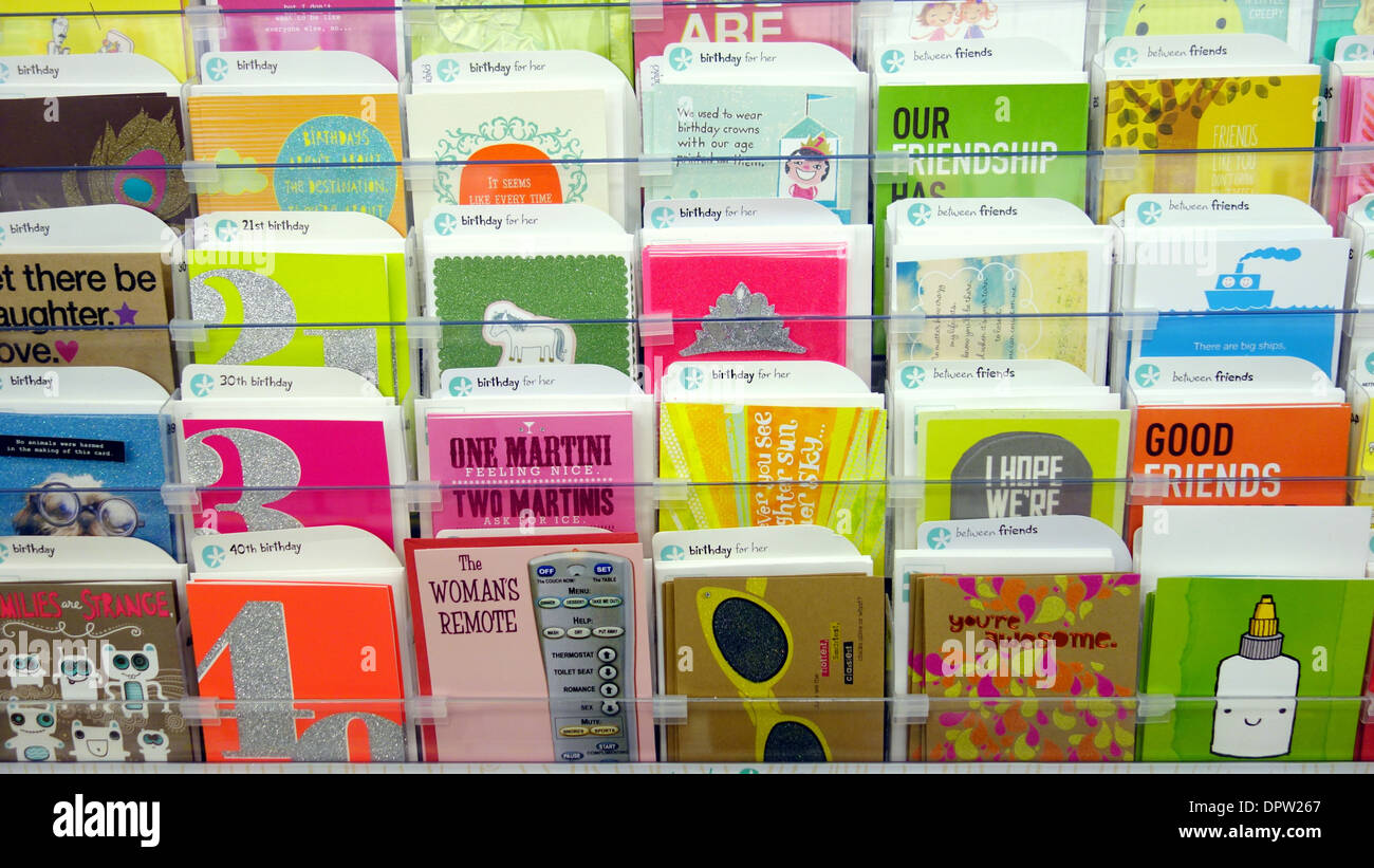 Greetings card shop hi-res stock photography and images - Alamy