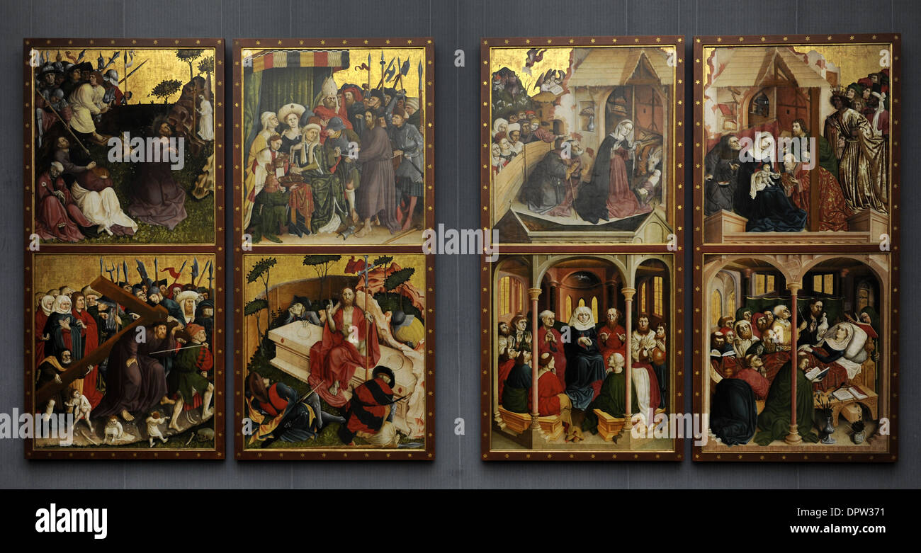 Hans Multscher (1400-1467). German painter. Wurzach Altarpiece, 1437 ...