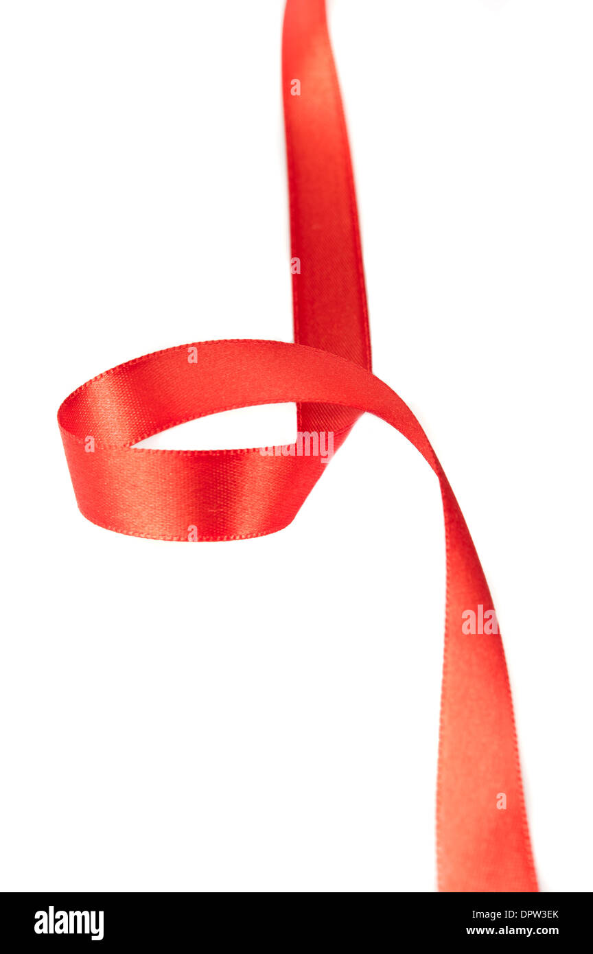 Red ribbon silk hi-res stock photography and images - Alamy