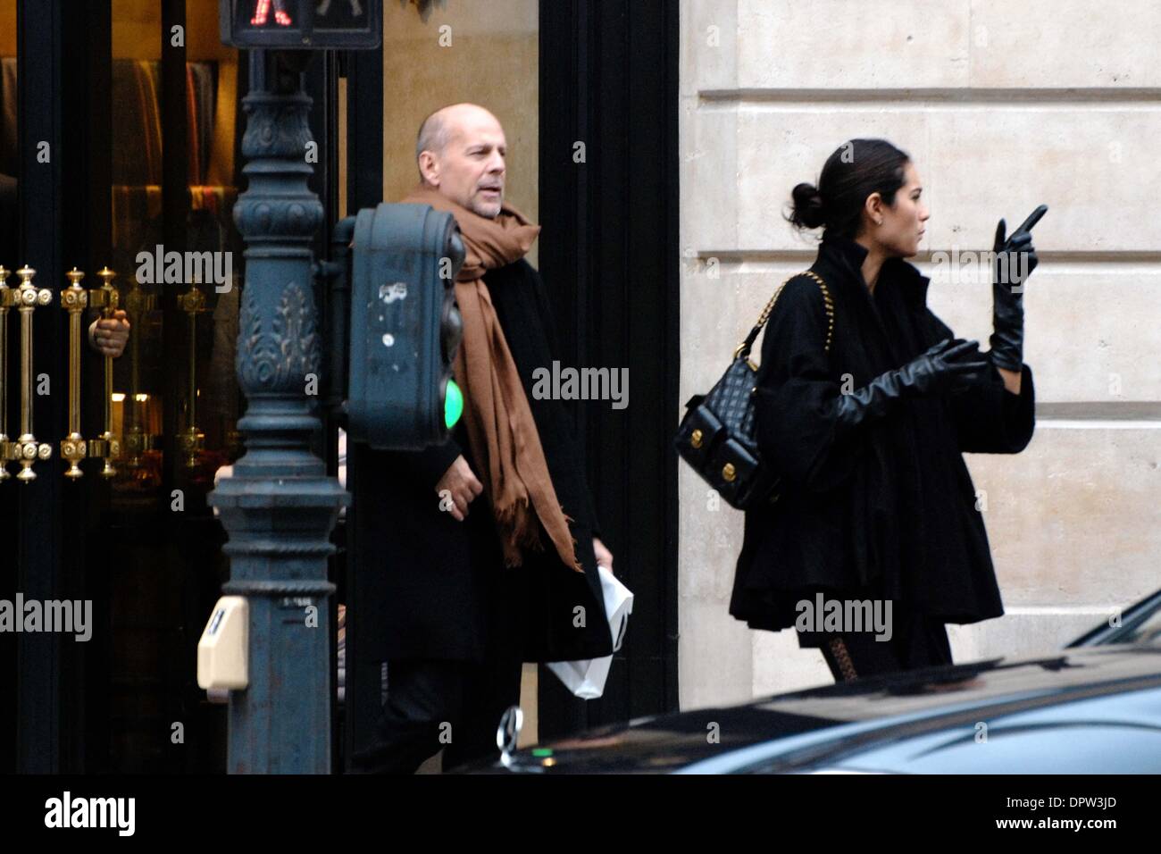 Nov. 29, 2008 - New York, NEW YORK, USA - 13h25 bruce willis est ses ...