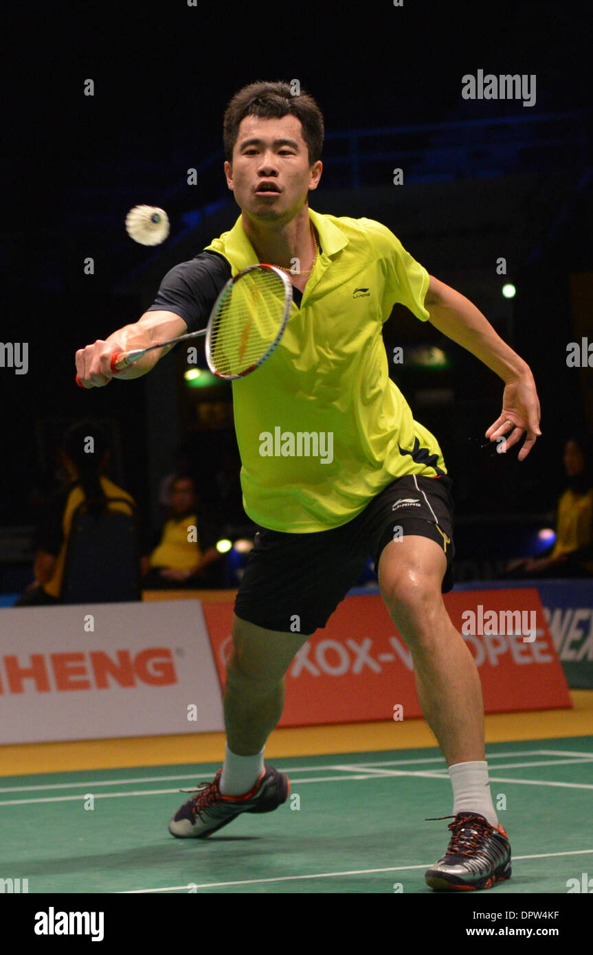 Kuala Lumpur. 16th Jan, 2014. Wei Nan of China's Hong Kong competes ...