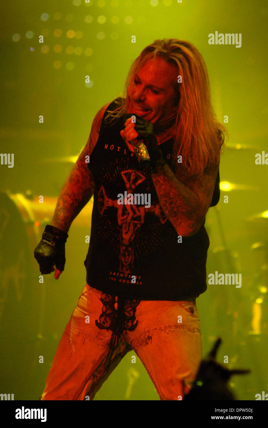 Mar 16, 2009 - New York, New York, USA - Singer VINCE NEIL of MOTLEY ...