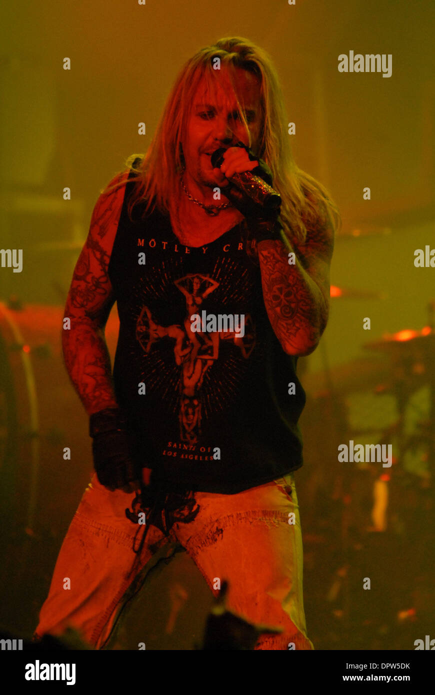 Mar 16, 2009 - New York, New York, USA - Singer VINCE NEIL of MOTLEY ...