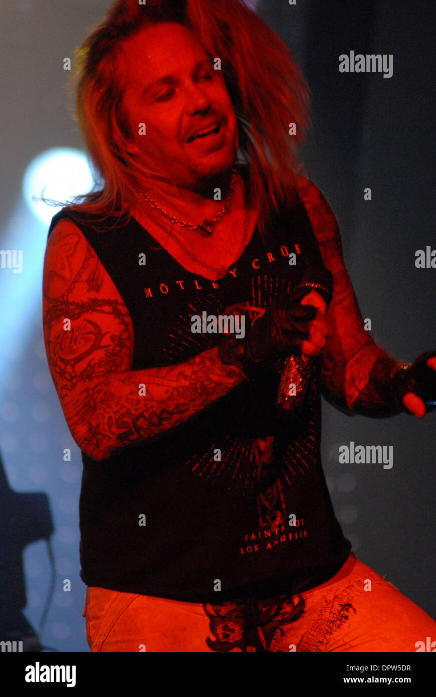 Mar 16, 2009 - New York, New York, USA - Singer VINCE NEIL of MOTLEY ...