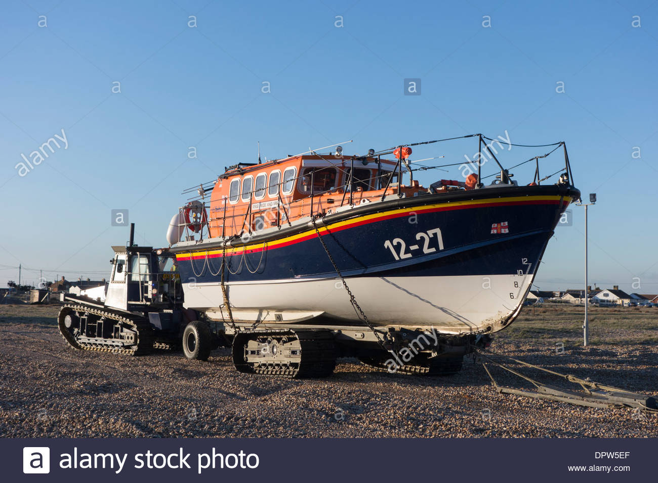 Lifeboat and tractor hi-res stock photography and images - Alamy