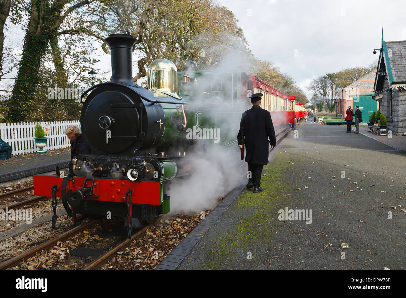 Castletown Station, Isle of Man Steam Railway, Isle of Man Stock Photo ...