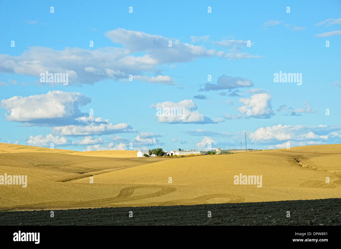 Spanish country landscape in spring Stock Photo - Alamy