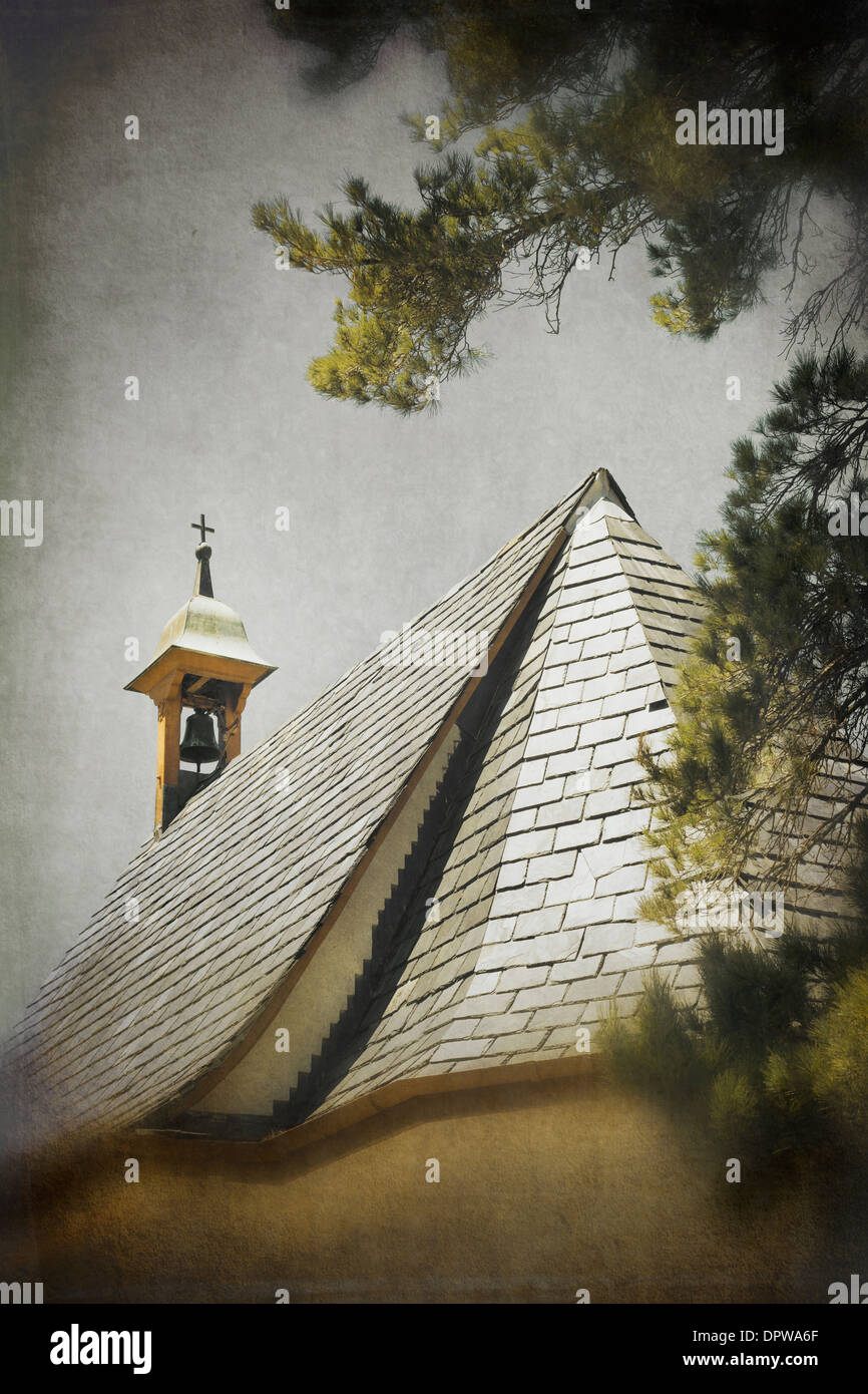 Small rooftop Bell Tower Stock Photo - Alamy