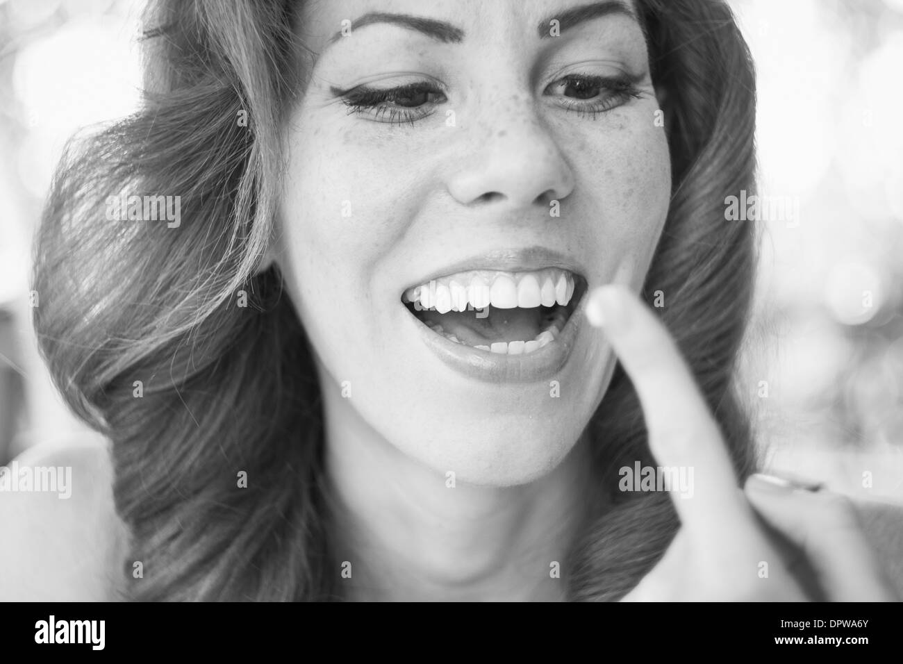 Pin up Black and White Stock Photos & Images - Alamy