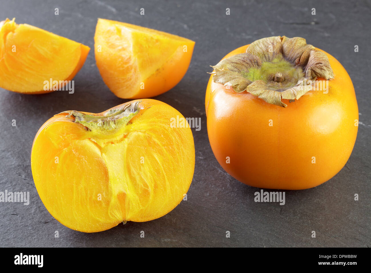 Persimmon fruit or kaki or sharon fruits hi-res stock photography and ...