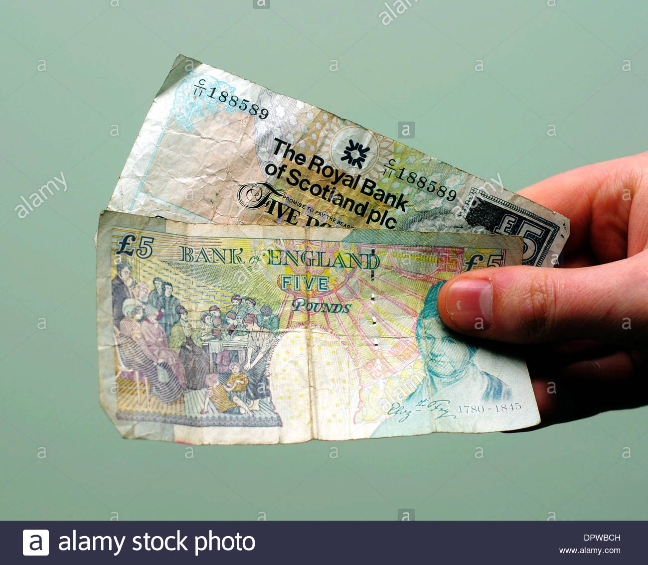 Scottish five pounds hi-res stock photography and images - Alamy