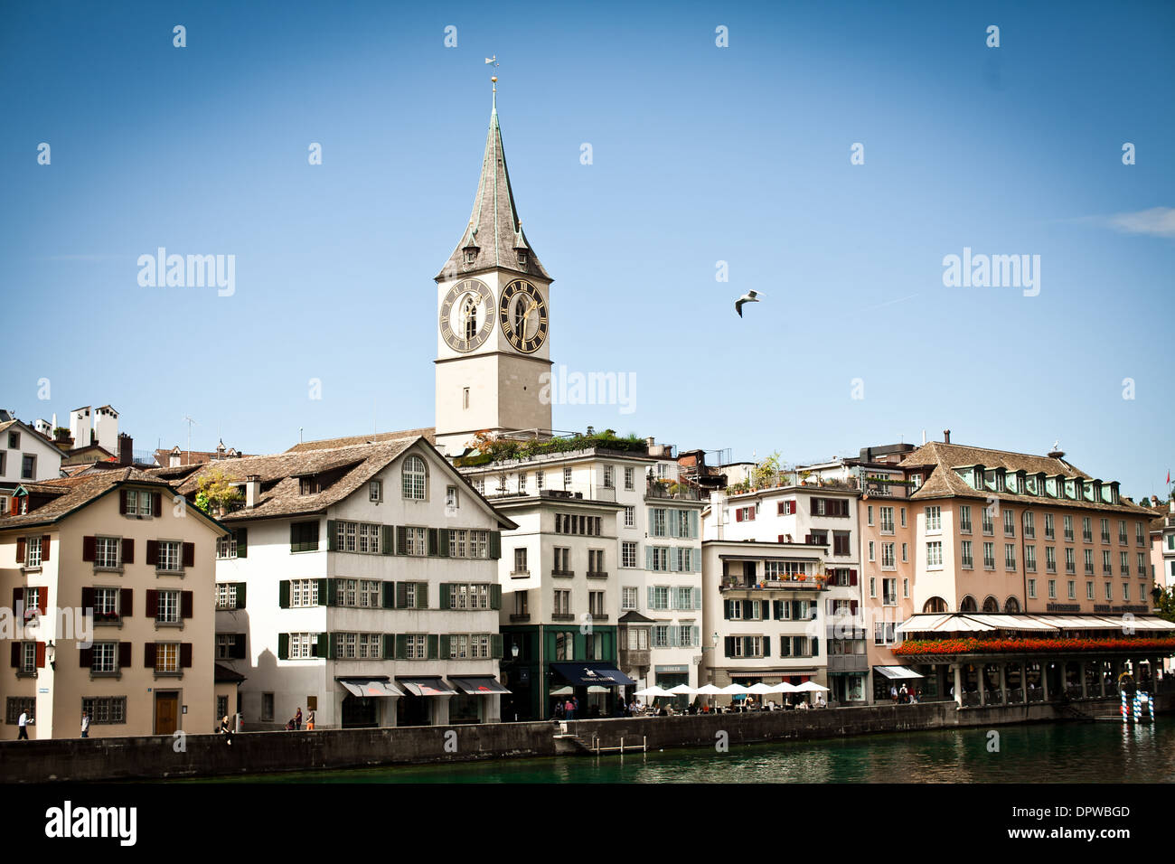 Beautiful view city zurich hi-res stock photography and images - Alamy