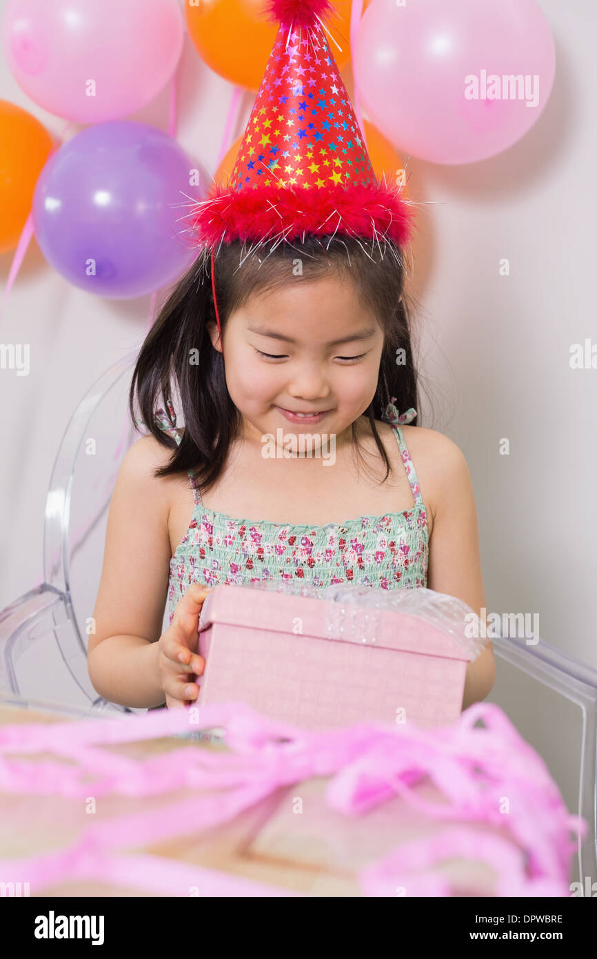 Girl gift box hi-res stock photography and images - Alamy