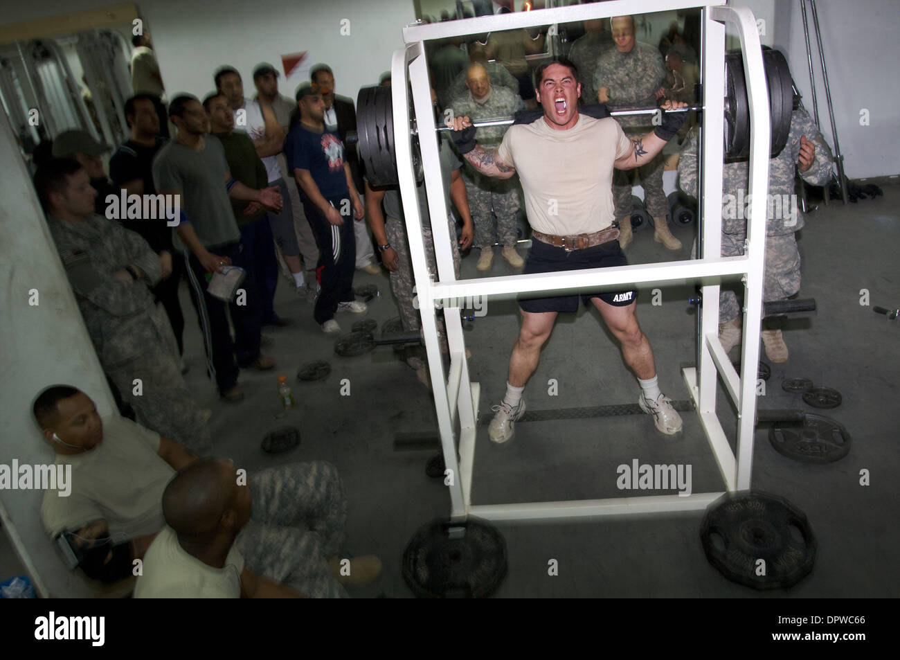 Dec 28, 2008 - Baghdad, Iraq - Specialist HAGOOD of the U.S. Army 4-10 ...