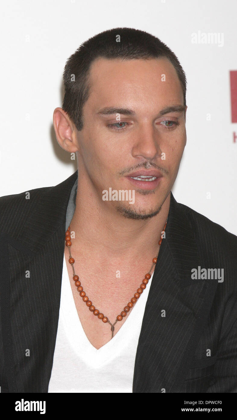 Jan 30, 2009 - New York, NY, USA - JONATHAN RHYS MEYERS Launches Hugh ...