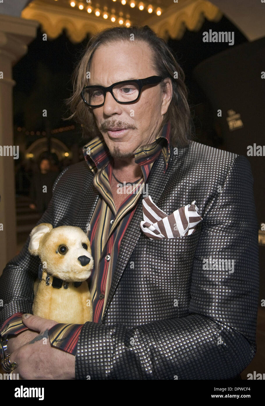 Mickey rourke dog hi-res stock photography and images - Alamy
