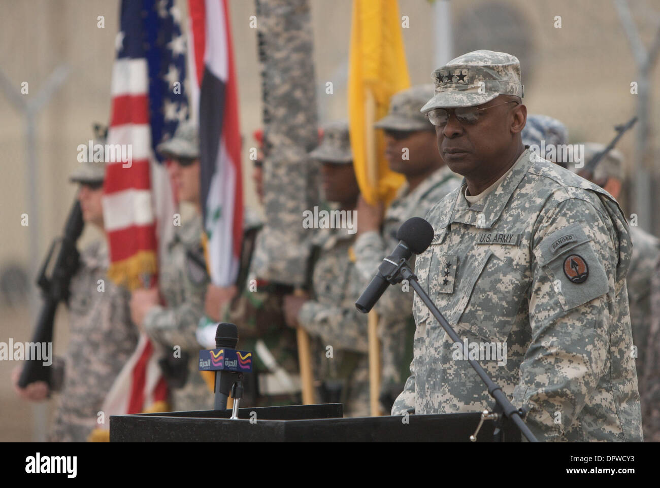 Feb 10, 2009 - Baghdad, Iraq - U.S. Army General AUSTIN speaks at a ...