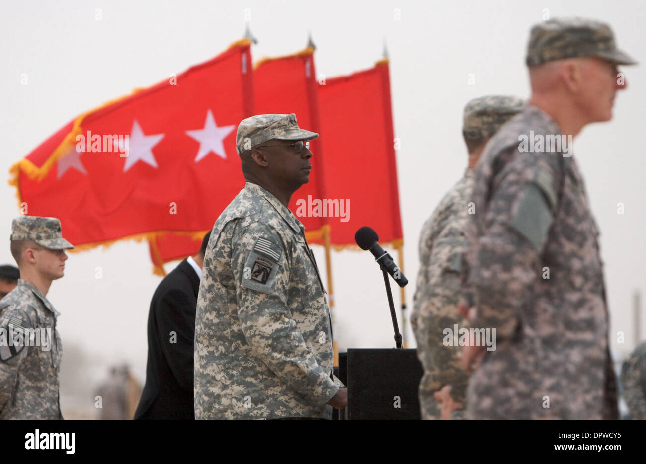 Feb 10, 2009 - Baghdad, Iraq - U.S. Army General AUSTIN speaks during a ...