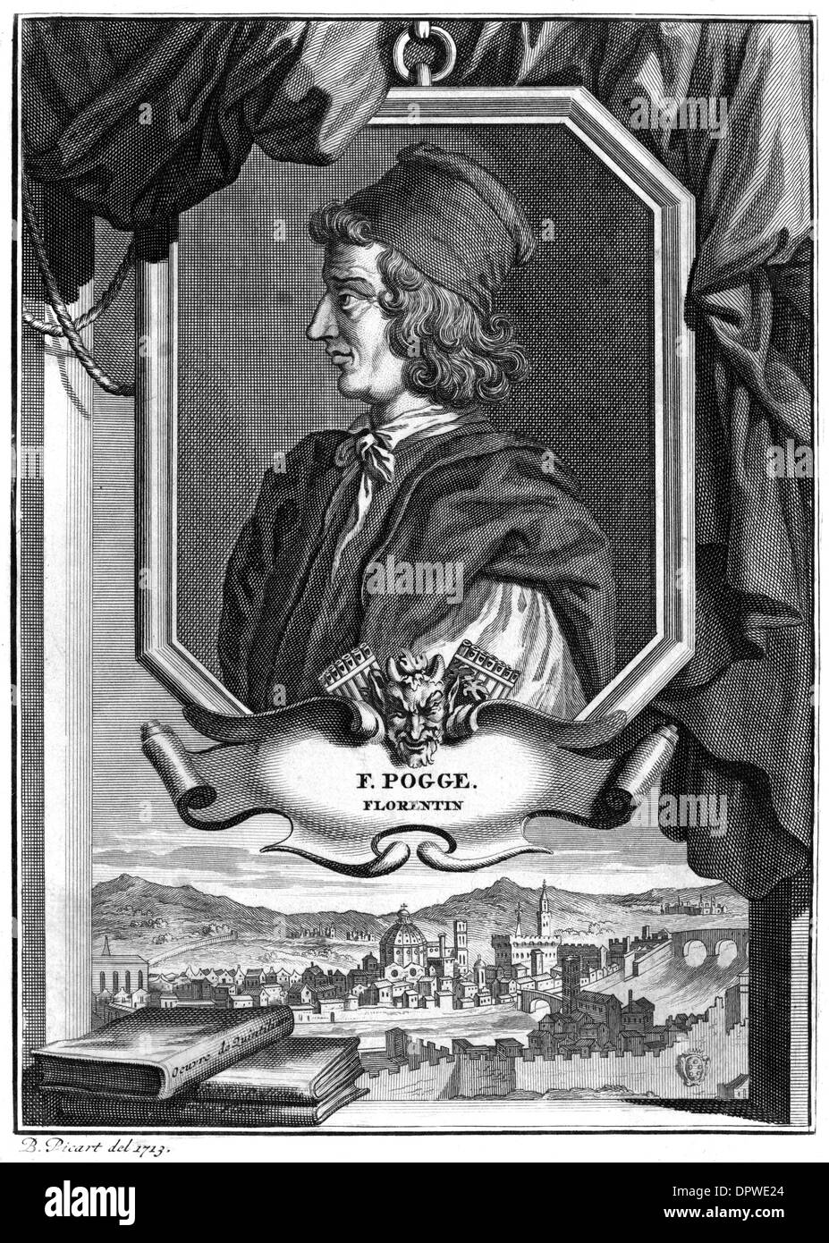 Gianfrancesco or giovanni francesco poggio bracciolini hi-res stock ...