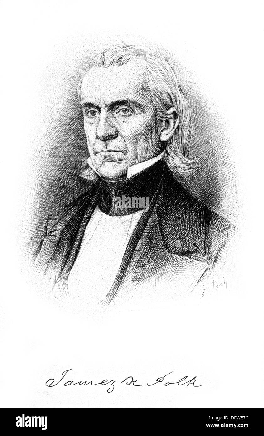 James polk hi-res stock photography and images - Alamy