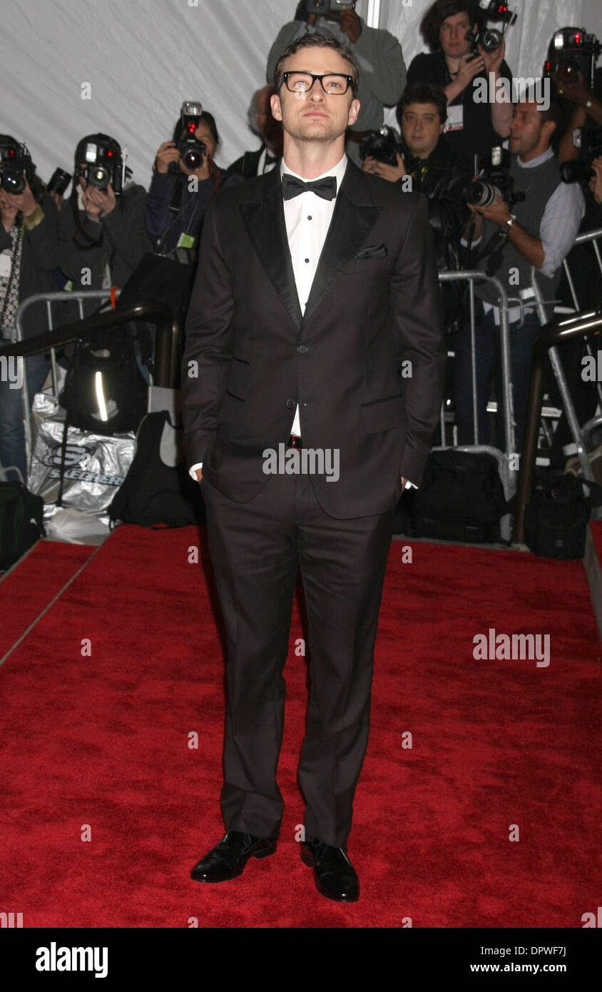 May 04, 2009 - New York, NY, USA - JUSTIN TIMBERLAKE at the 'The Model ...