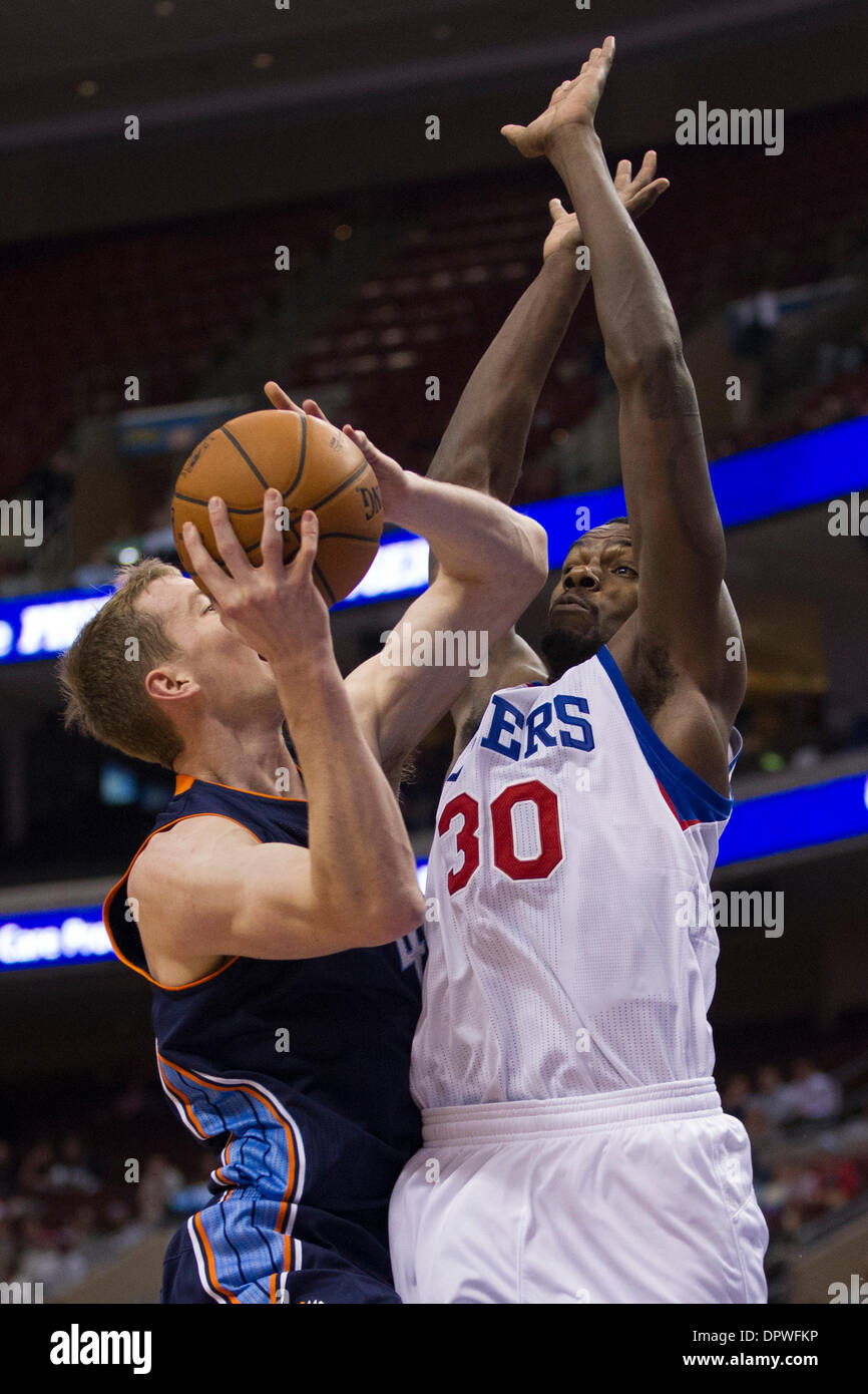 Philadelphia, USA. 15th Jan, 2014. Philadelphia 76ers center Dewayne ...