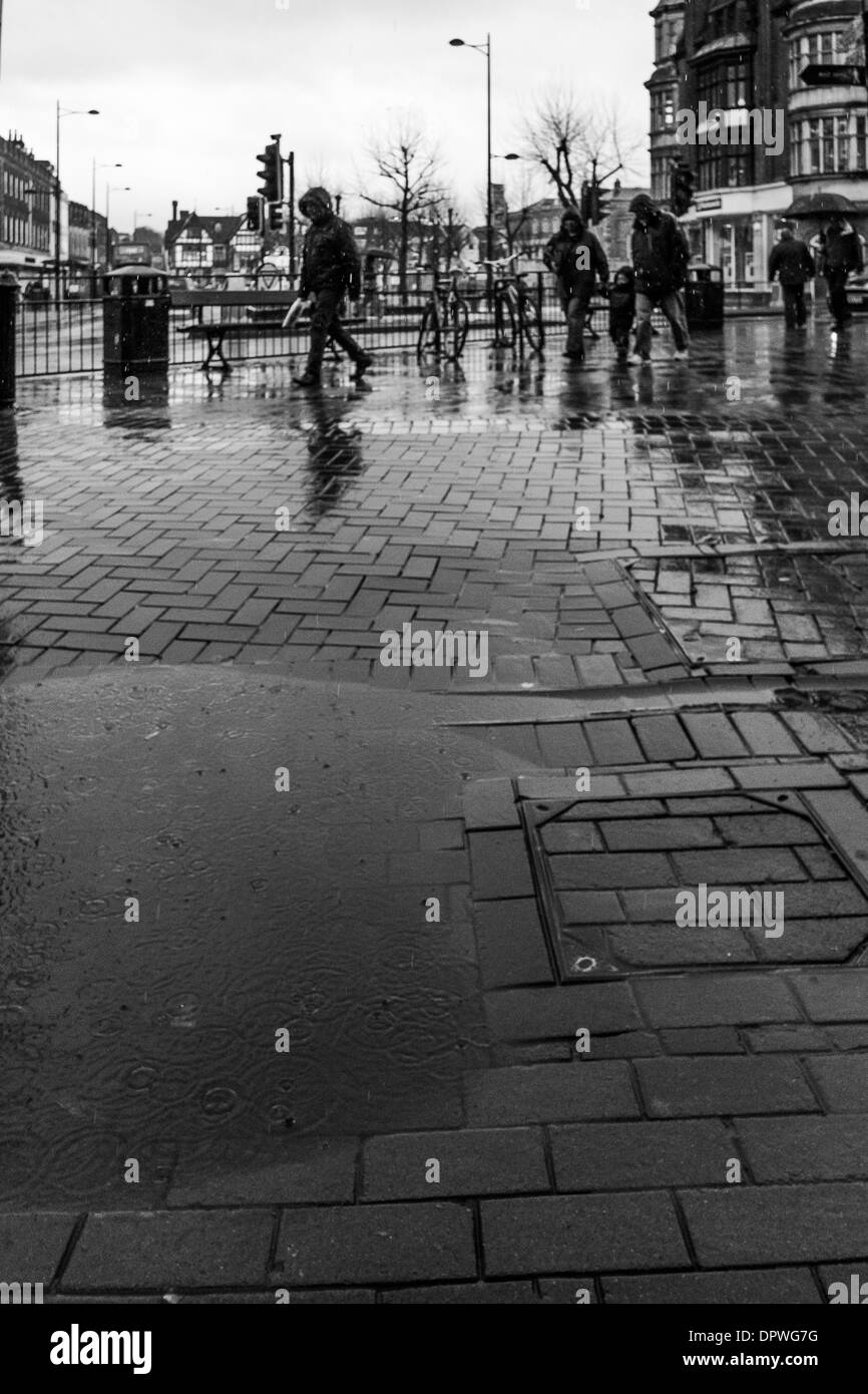 Afternoon rain Black and White Stock Photos & Images - Alamy
