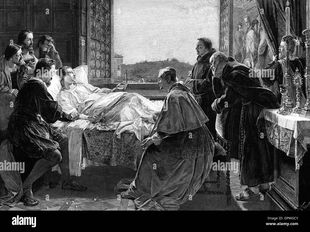 Deathbed scenes hi-res stock photography and images - Alamy