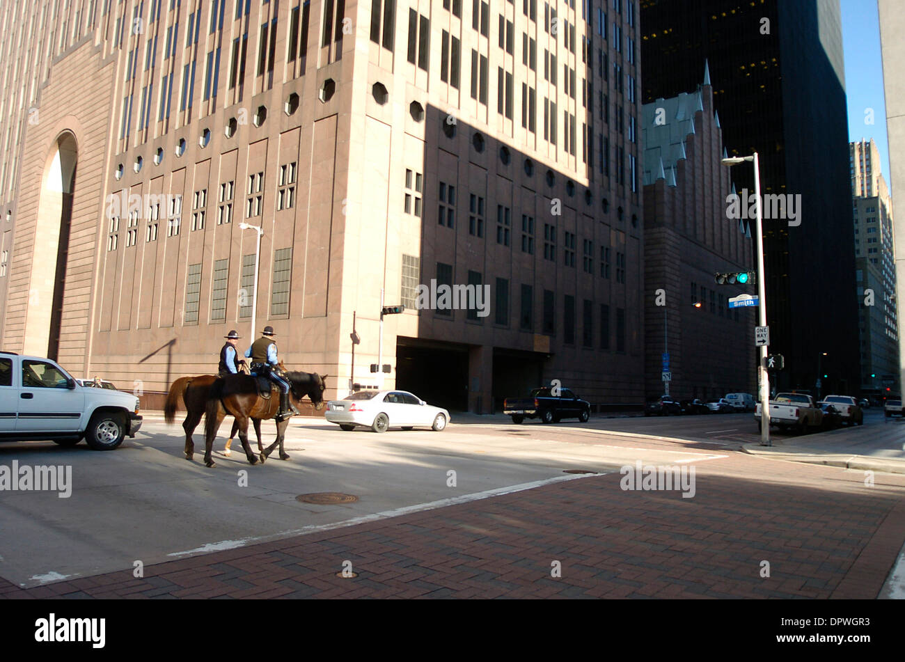 Jan 06, 2009 - Houston, Texas, USA - Houston Police Department Mounted ...