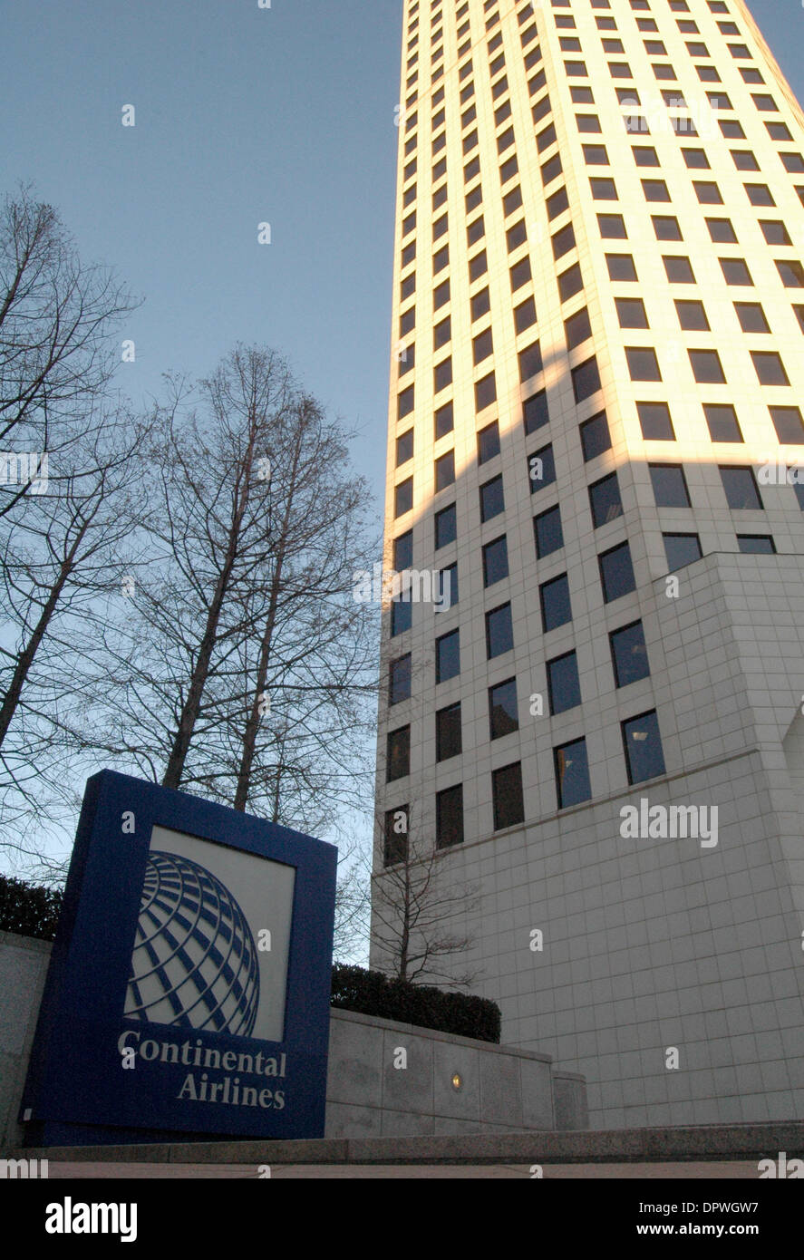 Jan 07, 2009 - Houston, Texas, USA - The Continental Airlines ...